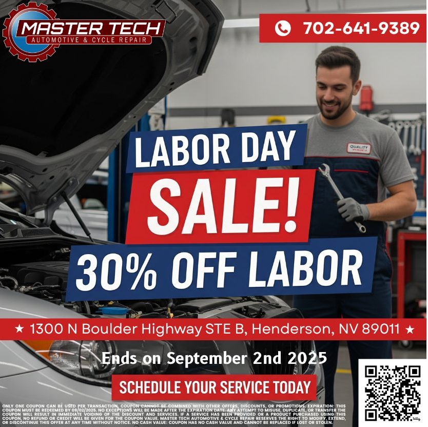 Auto Repair Services in Henderson NV | Master Tech Automotive & Cycle ...